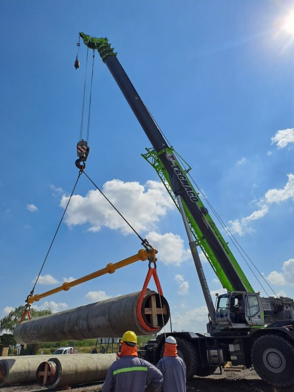 Modulift Spreader Beam Lifts Argentina's Key Gas Pipeline Project ...