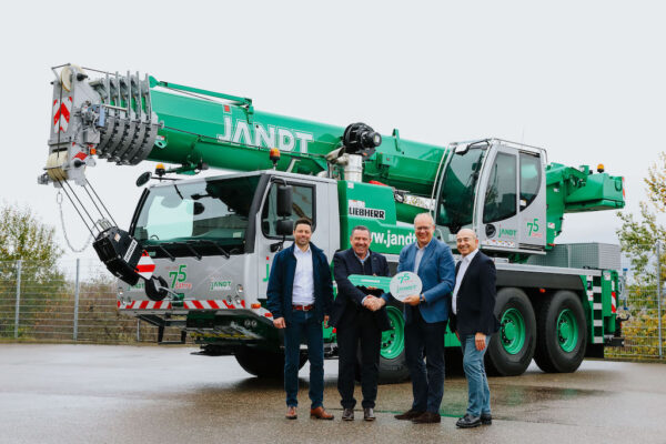 Jandt Kranvermietung Marks 75 Years with New Liebherr LTM 1060-3.1 ...